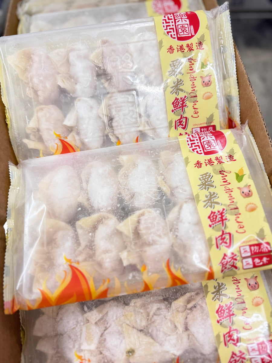 Lok Yuen Corn and Pork Dumplings / 樂園粟米鮮肉水餃 (10pcs) – iBuddies