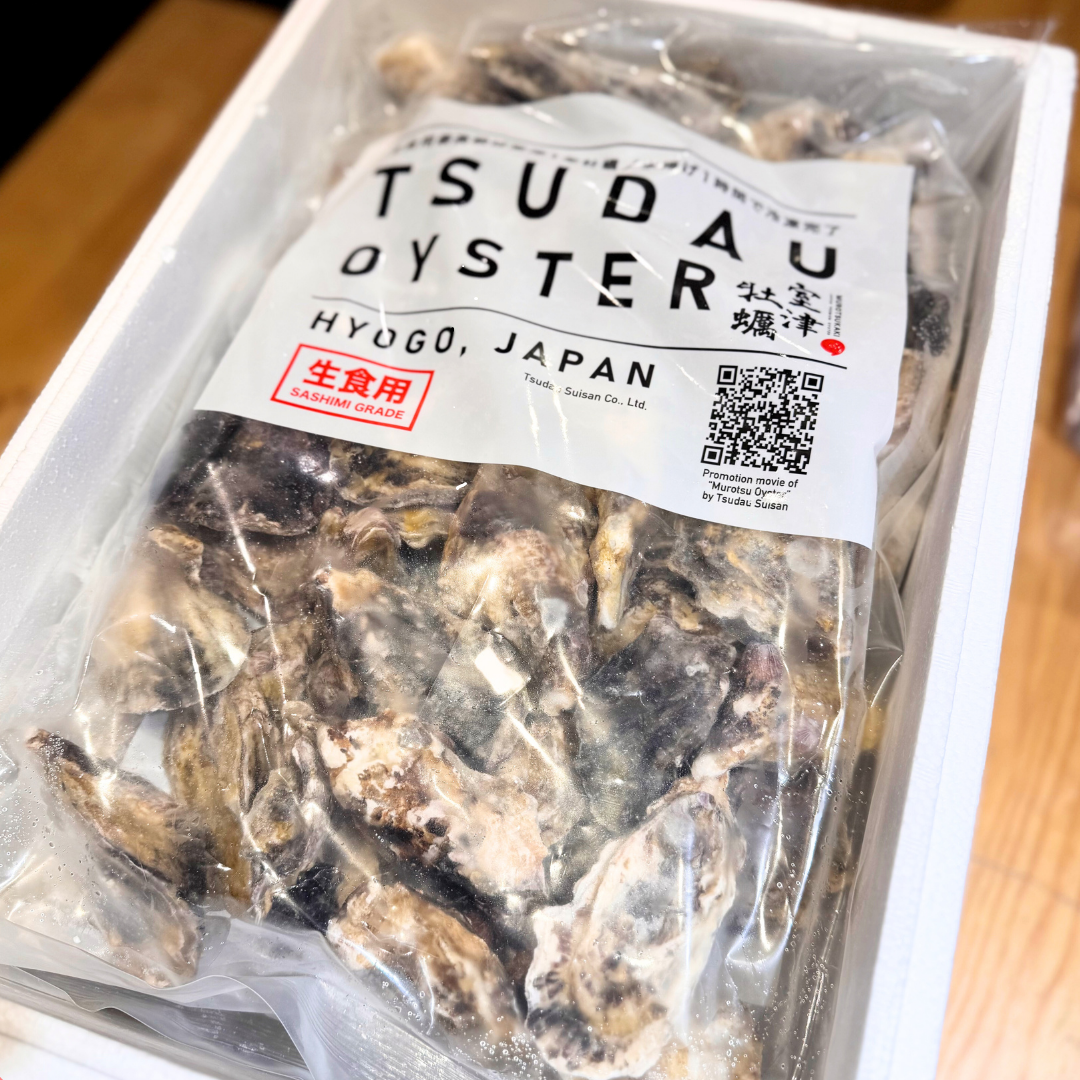 (6 Pieces) Frozen Japan Tsudau Sashimi Full Shell Oyster / (6隻裝) 急凍日本室 ...
