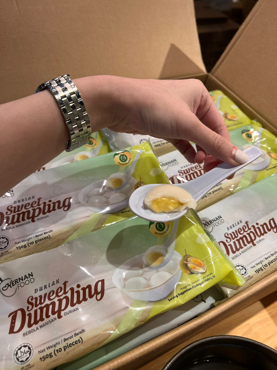 Malaysia Hernan Musang King Durian Rice Ball/ 馬來西亞貓山王榴蓮流沙湯丸 (150g/10pc ...